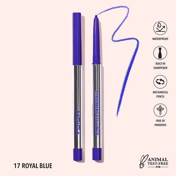 Moira Beauty | Makeup | Royal Blue Eyes Makeup Statement Gel Mechanical ...